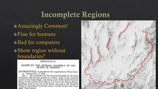Mapping Regions with Partial Boundaries | PPT