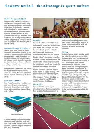 Plexipave netball-brochure | PDF