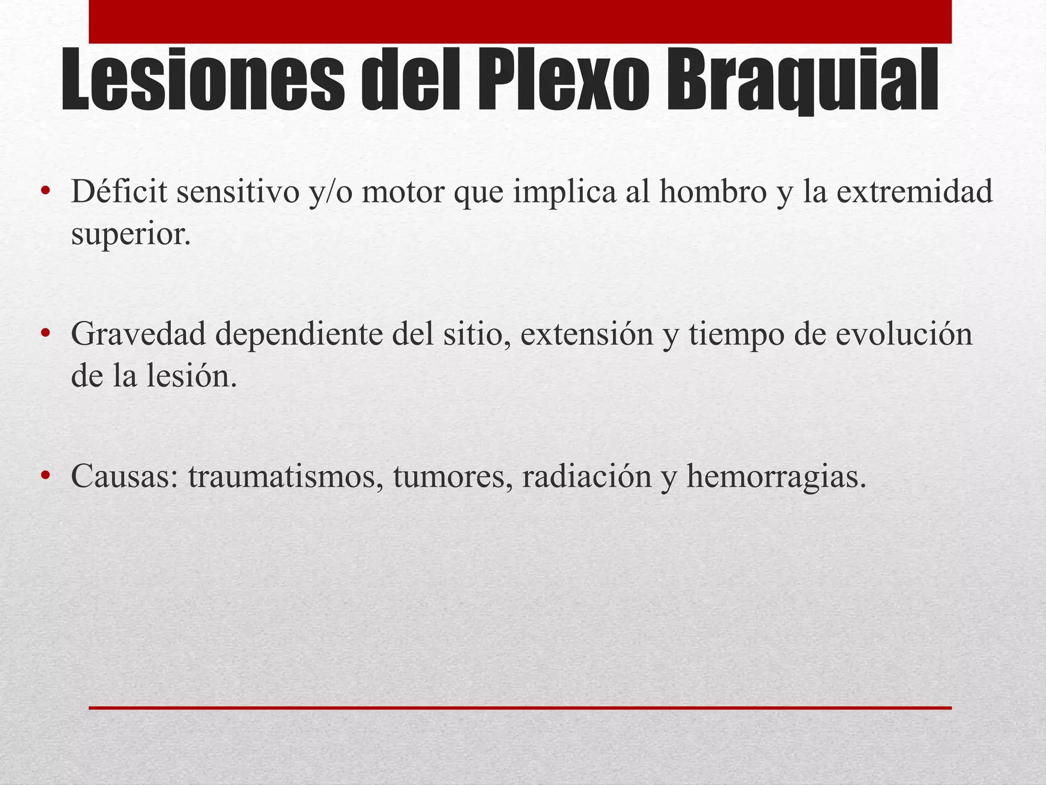 Plexo braquial | PPTX
