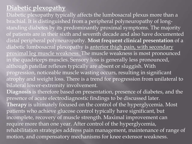 Plexopathy | PPT | Free Download