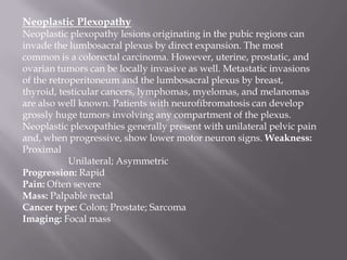 Plexopathy | PPTX