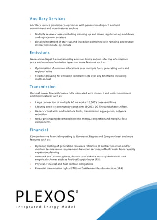 PLEXOS Integrated Energy Model - Energy Exemplar | PDF