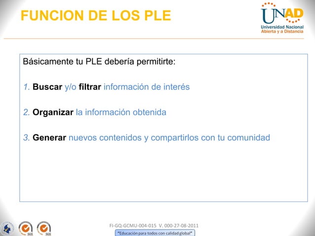 Ple y pln diapositivas. | PPT | Education