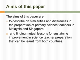 comparative study | PPT