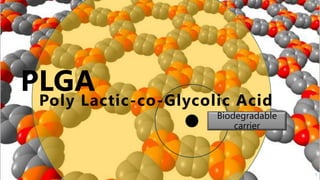 PLGA (poly lactic co glycolic acid ) | PPTX