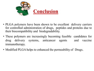 PLGA-An Biodegradable Polymer | PDF