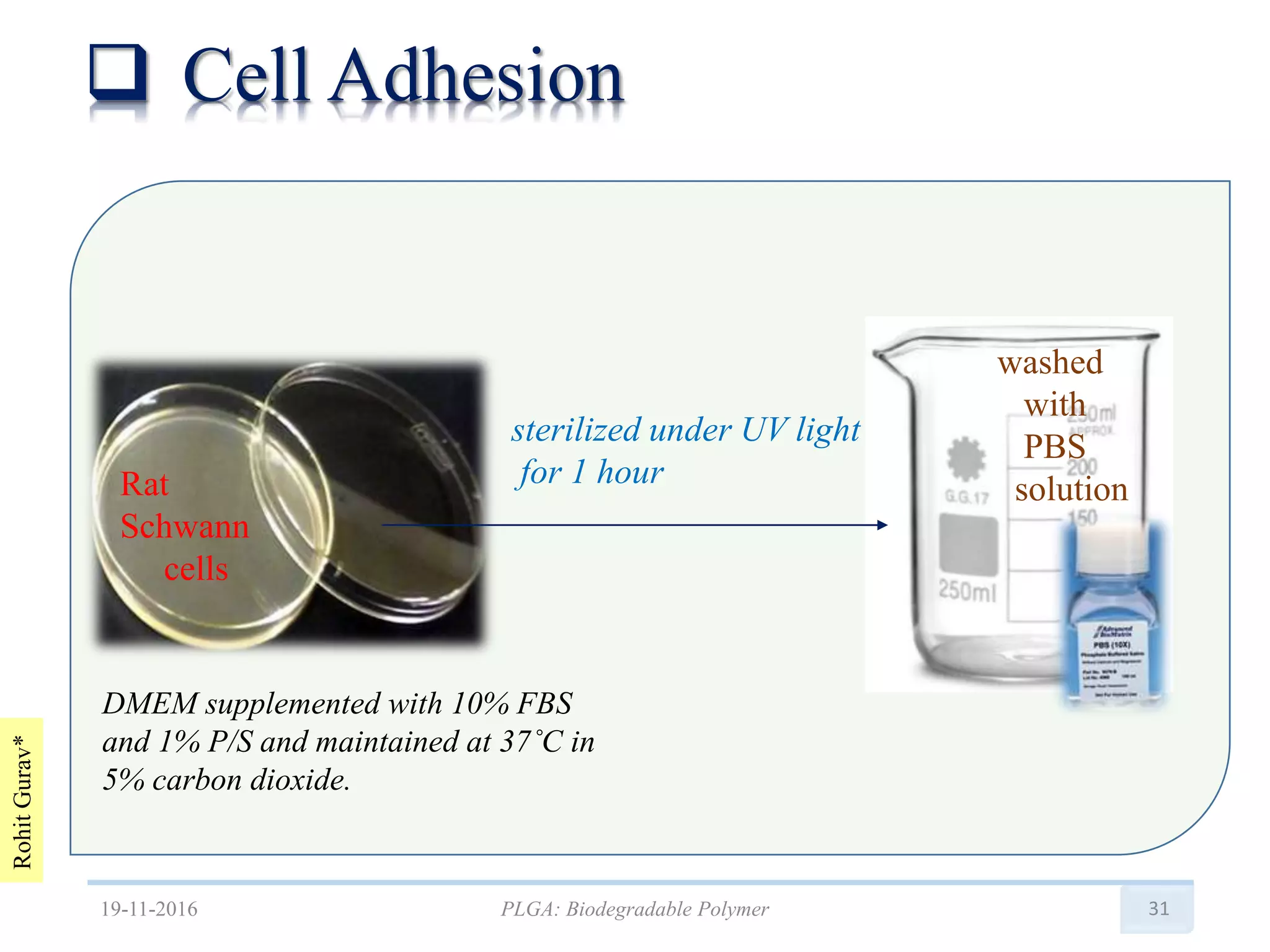 PLGA: an biodegradable polymer | PPTX