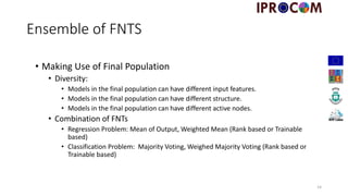 Ensemble of Heterogeneous Flexible Neural Tree for the approximation and feature-selection of ...