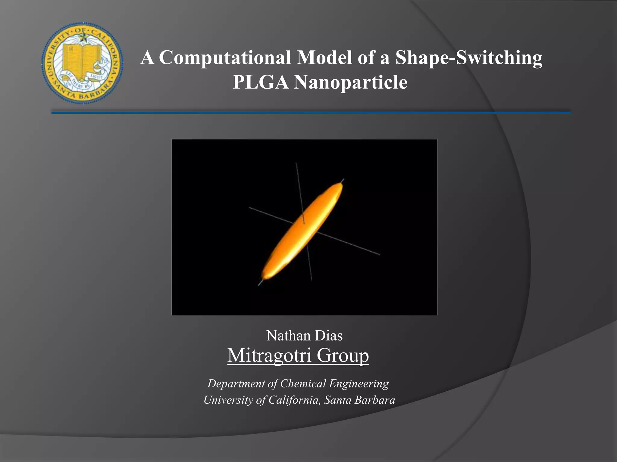 PLGA Nanoparticle Research Presentation | PPTX