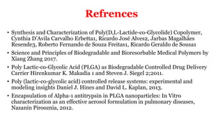 PLGA Role in Biopharmaceutics | PPTX