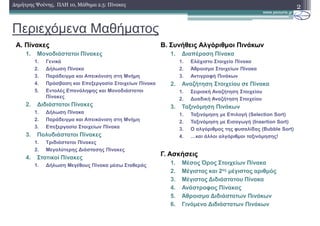 ΠΛΗ10 ΜΑΘΗΜΑ 2.5 | PDF