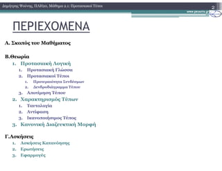 ΠΛΗ20 ΜΑΘΗΜΑ 2.1 | PDF
