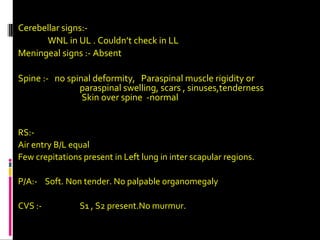 PLHA with Paraplegia | PPT