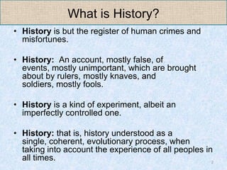 History for Theory of Knowledge | PPT