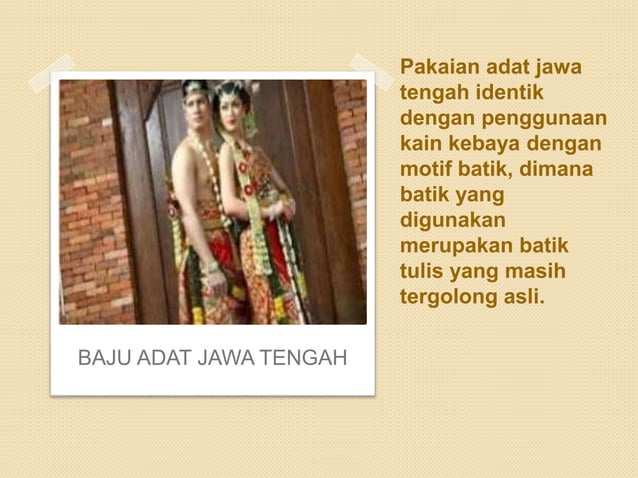 PLH Kebudayaan Jawa Tengah | Aditya Permana | PPTX