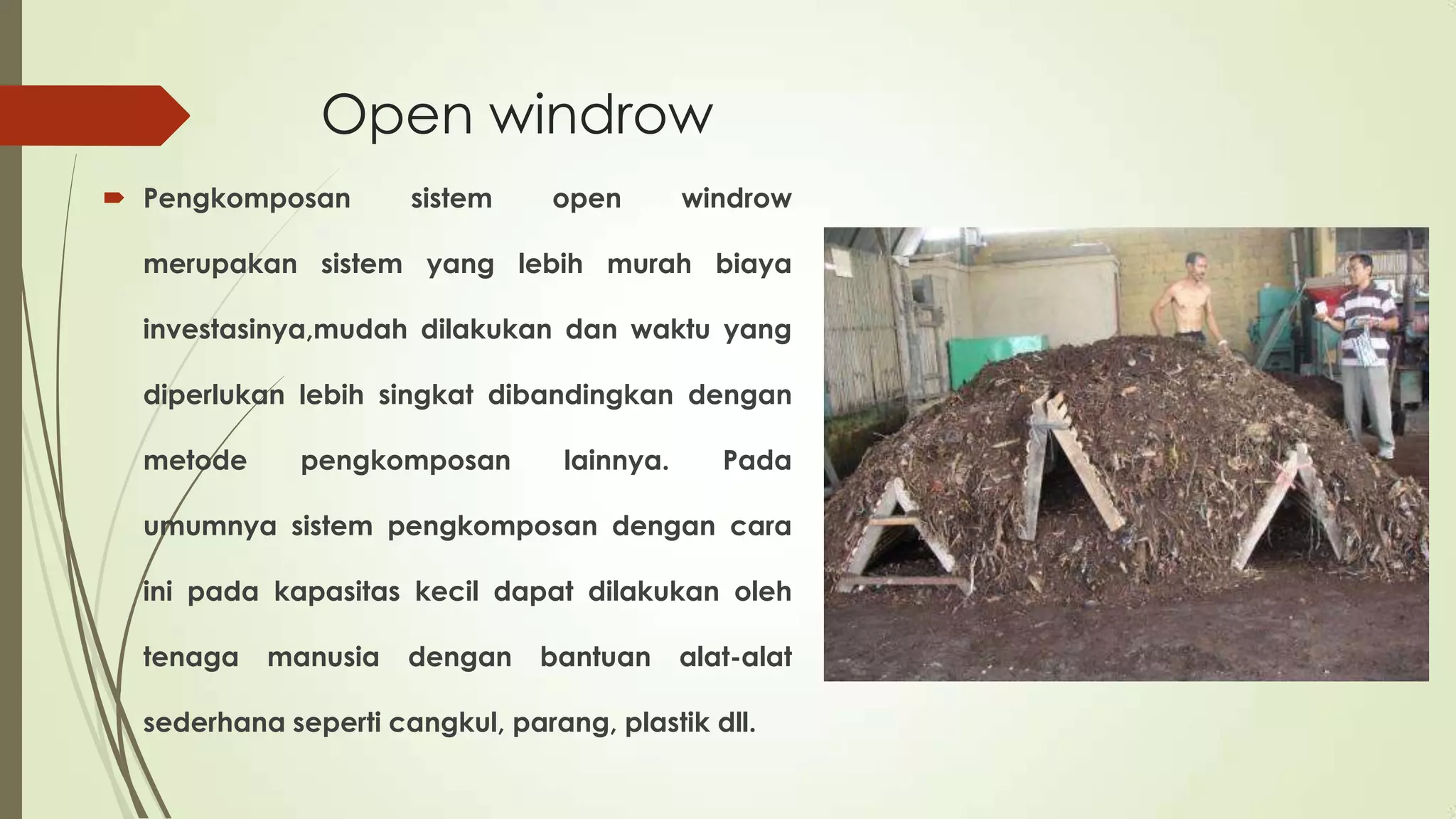Plh open windrow | PPTX