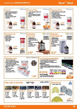 Pliant laborator TerraDent 2021 | PDF