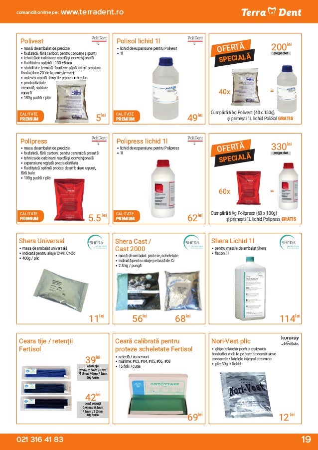 Pliant laborator TerraDent 2021 | PDF