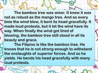 Pliant like a bamboo | PPTX