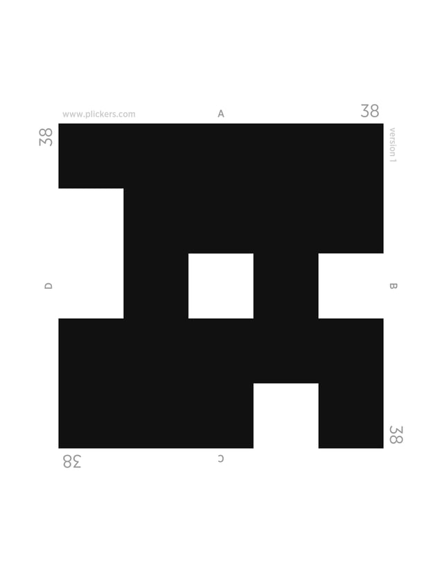 Plickers cards 1up_1-40 | PDF