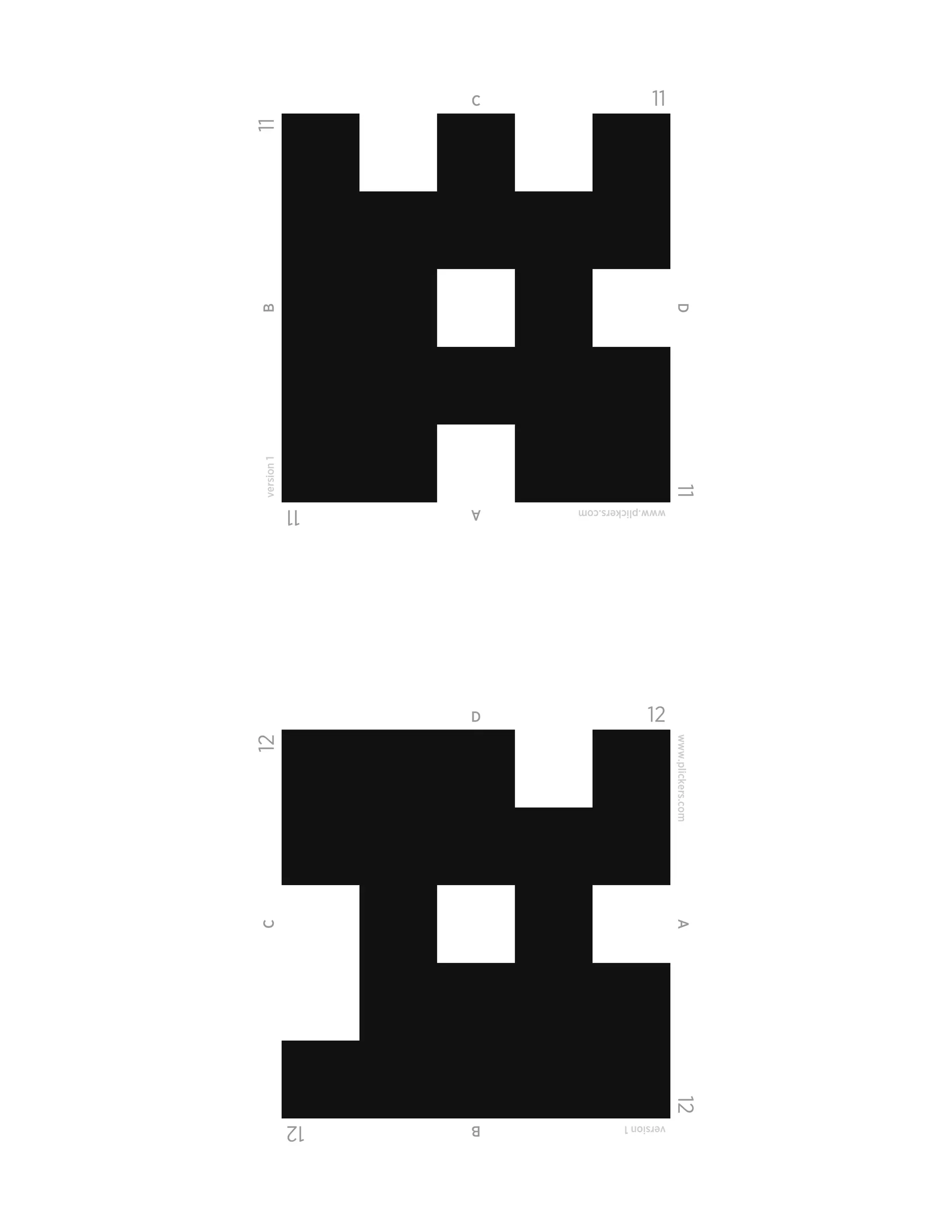 Plickers cards 2up | PDF