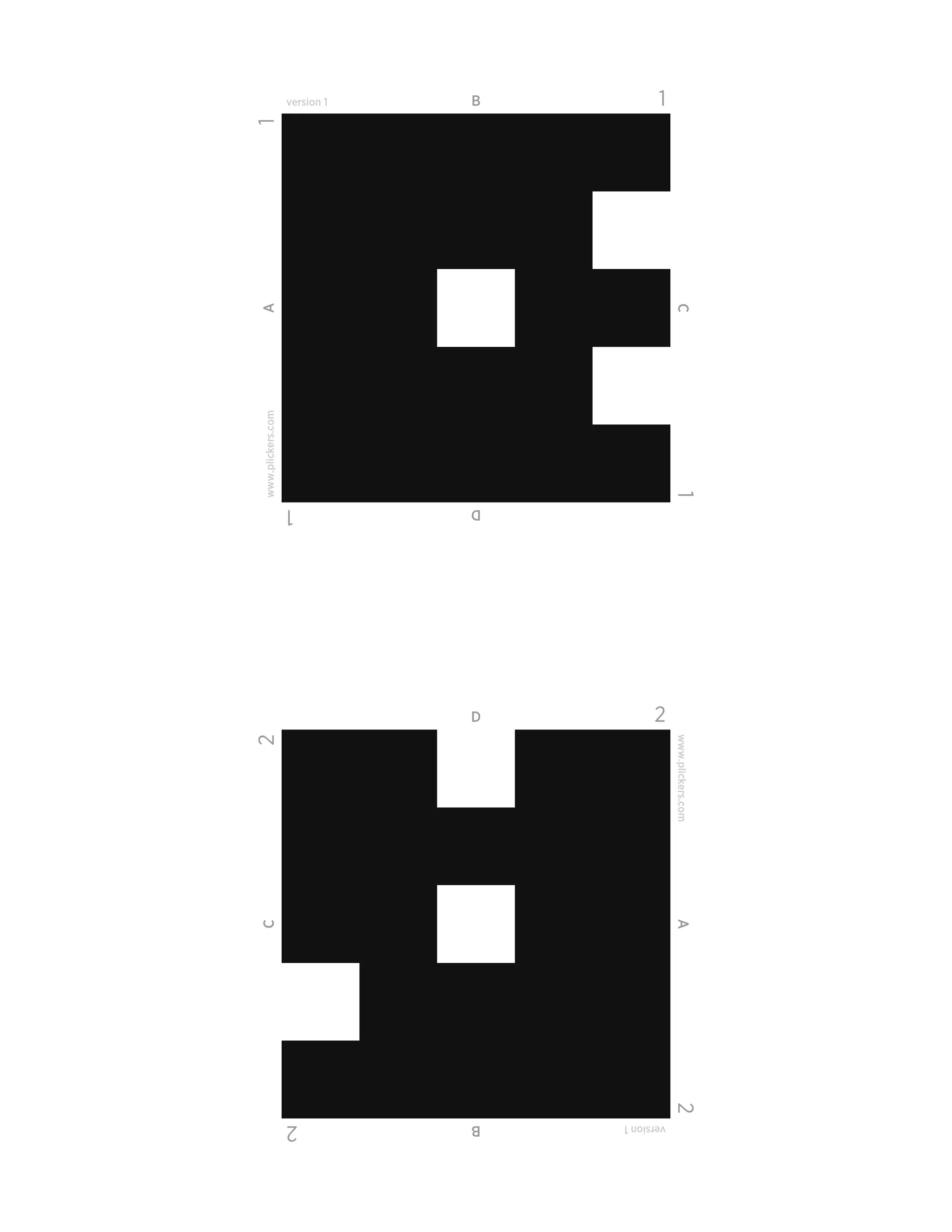 Plickers cards 2up | PDF