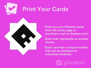Plickers Getting Started | PPTX