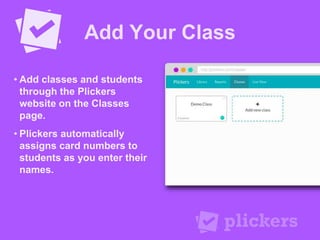 Plickers Getting Started | PPTX