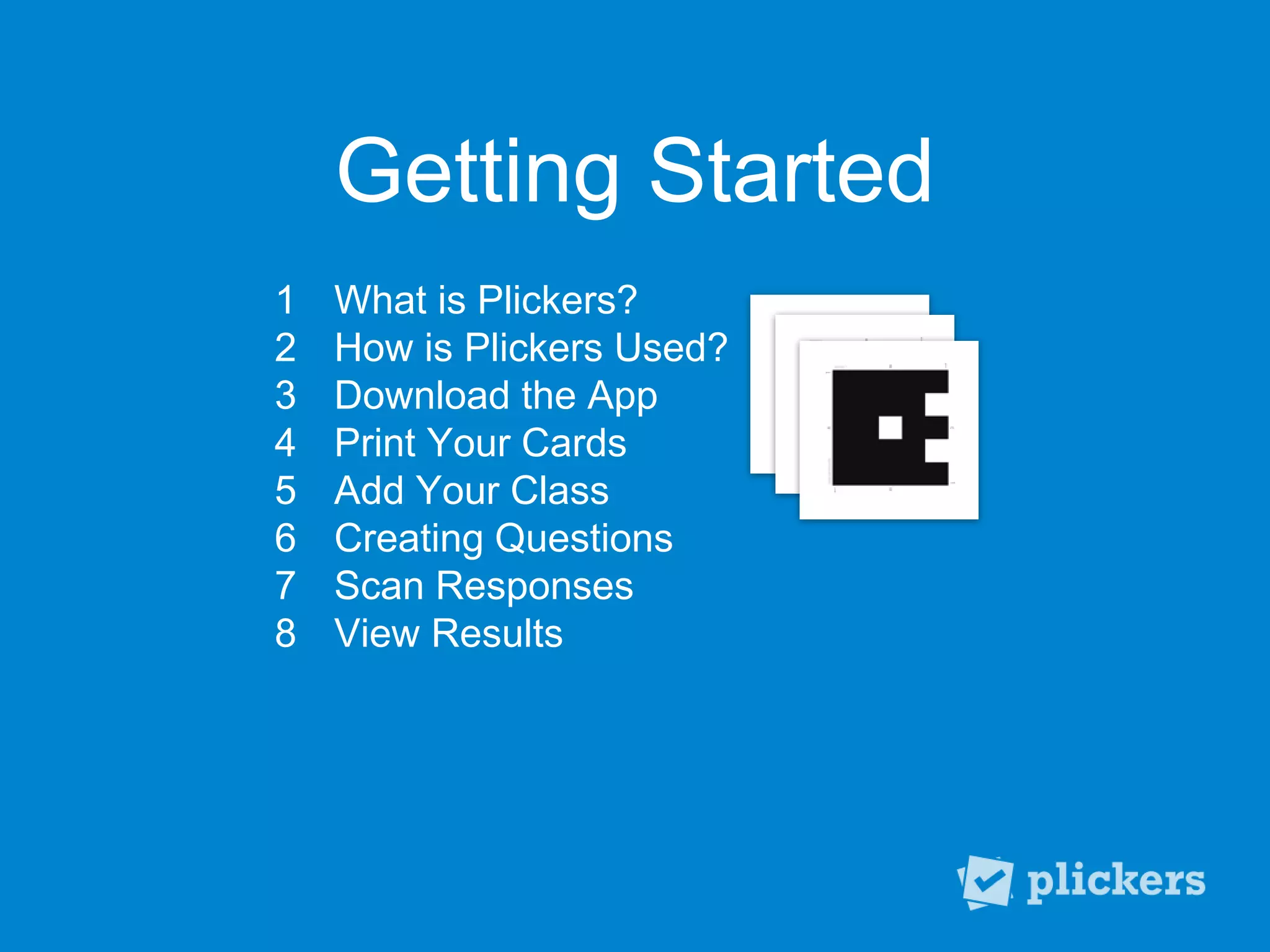 Plickers getting started | PPTX