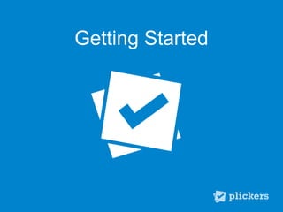 Plickers getting started | PPTX