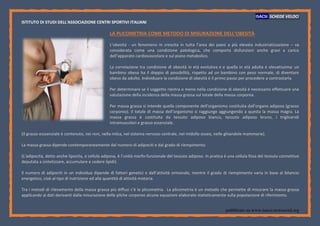 La Plicometria (scheda veloce ISACSI) | PDF