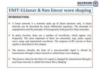 Pulse & Linear Integrated Circuits | PPT