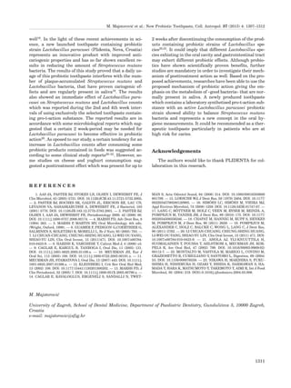 Plidenta pro t-action - recent achievements in preventive detistry by ...