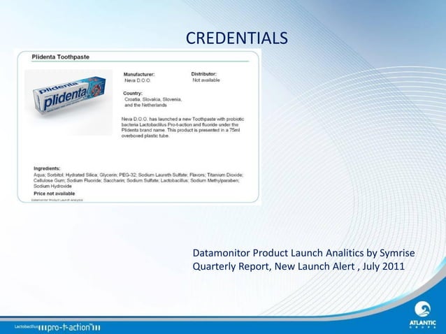 Plidenta pro t-action toothpaste presentation | PPT