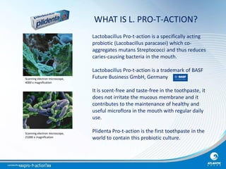 Plidenta pro t-action toothpaste presentation | PPT