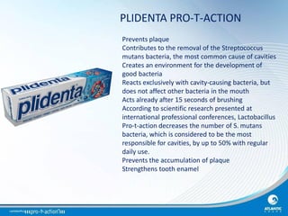 Plidenta pro t-action toothpaste presentation | PPT