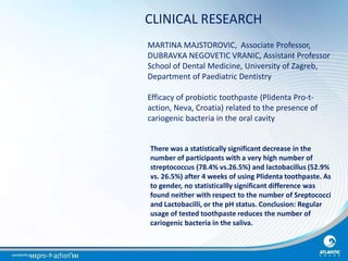 Plidenta pro t-action toothpaste presentation | PDF