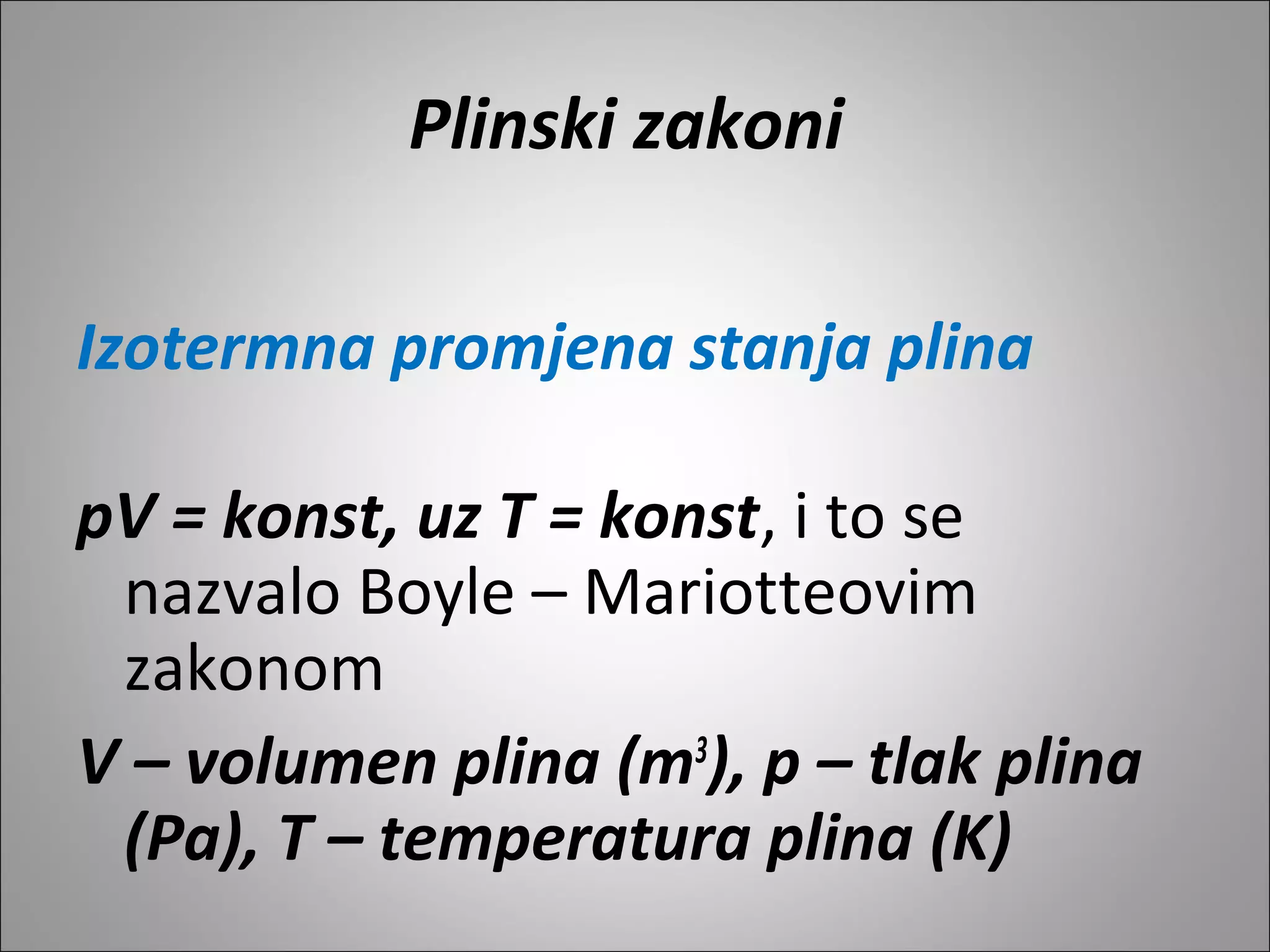 Plinski zakoni (3) | PPT