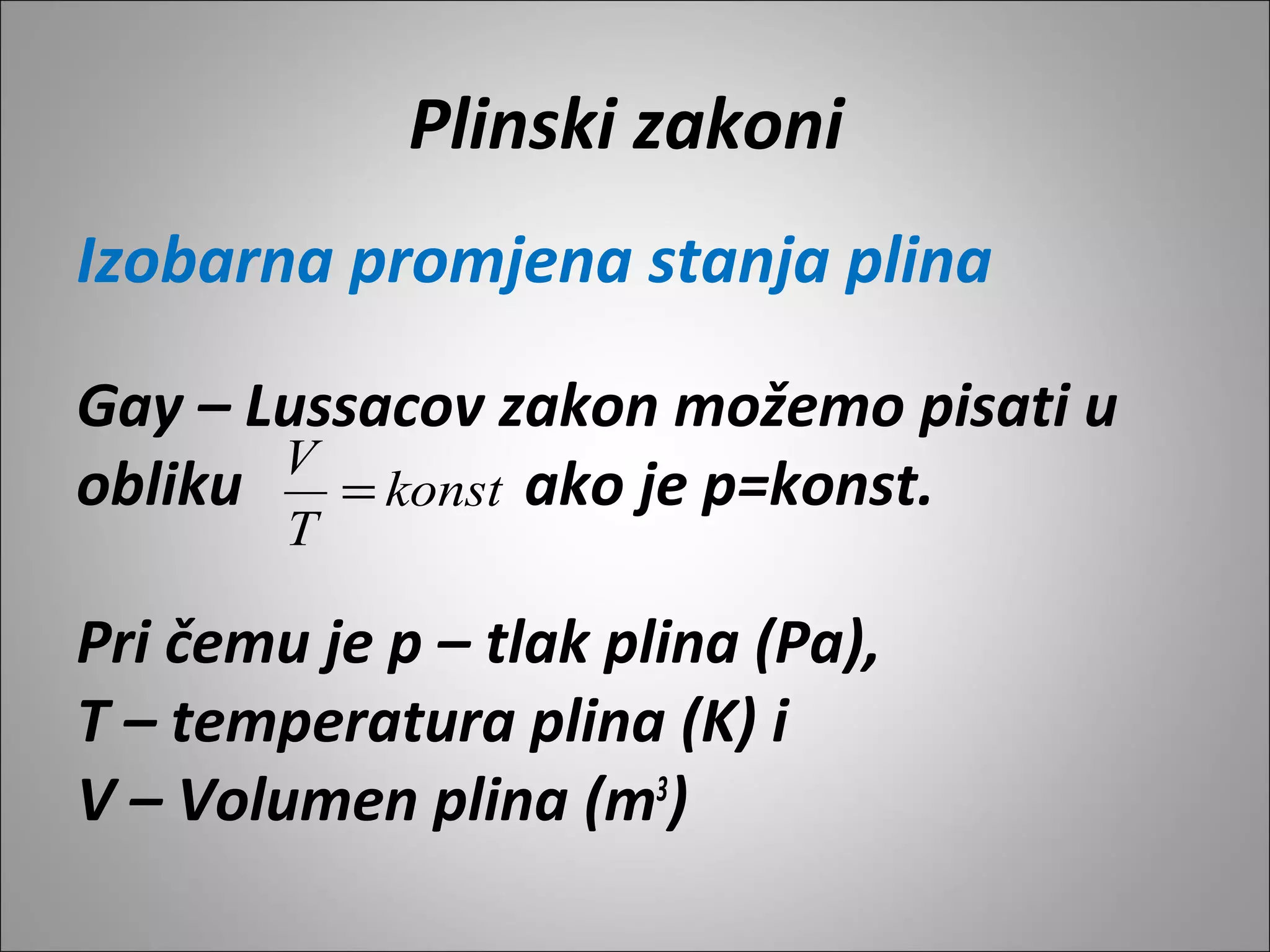 Plinski zakoni (3) | PPT