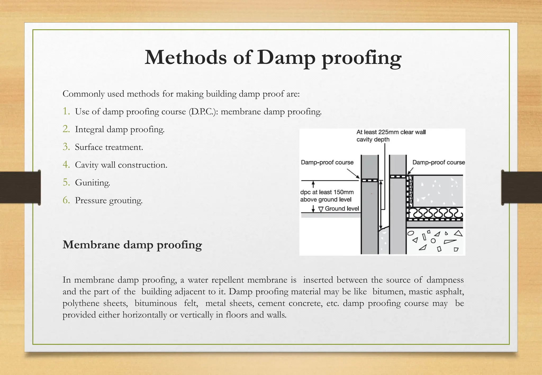 Plinth & Damp Proof Course | PPTX