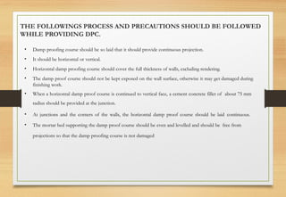 Plinth & Damp Proof Course :A chemical barrier that keeps your home ...