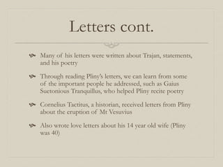 Pliny the younger | PPTX
