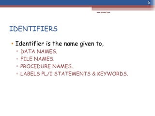 PLI Presentation for Mainframe Programmers | PPT