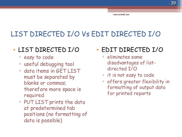 PLI Presentation for Mainframe Programmers