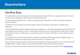 PLISCH -- The DTV Transmitter Company | PDF