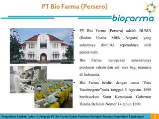 Review Proper PT Bio Farma | PPTX