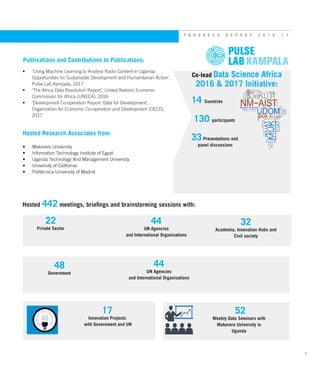 Pulse Lab Kampala Progress Report 2016/2017 | PDF