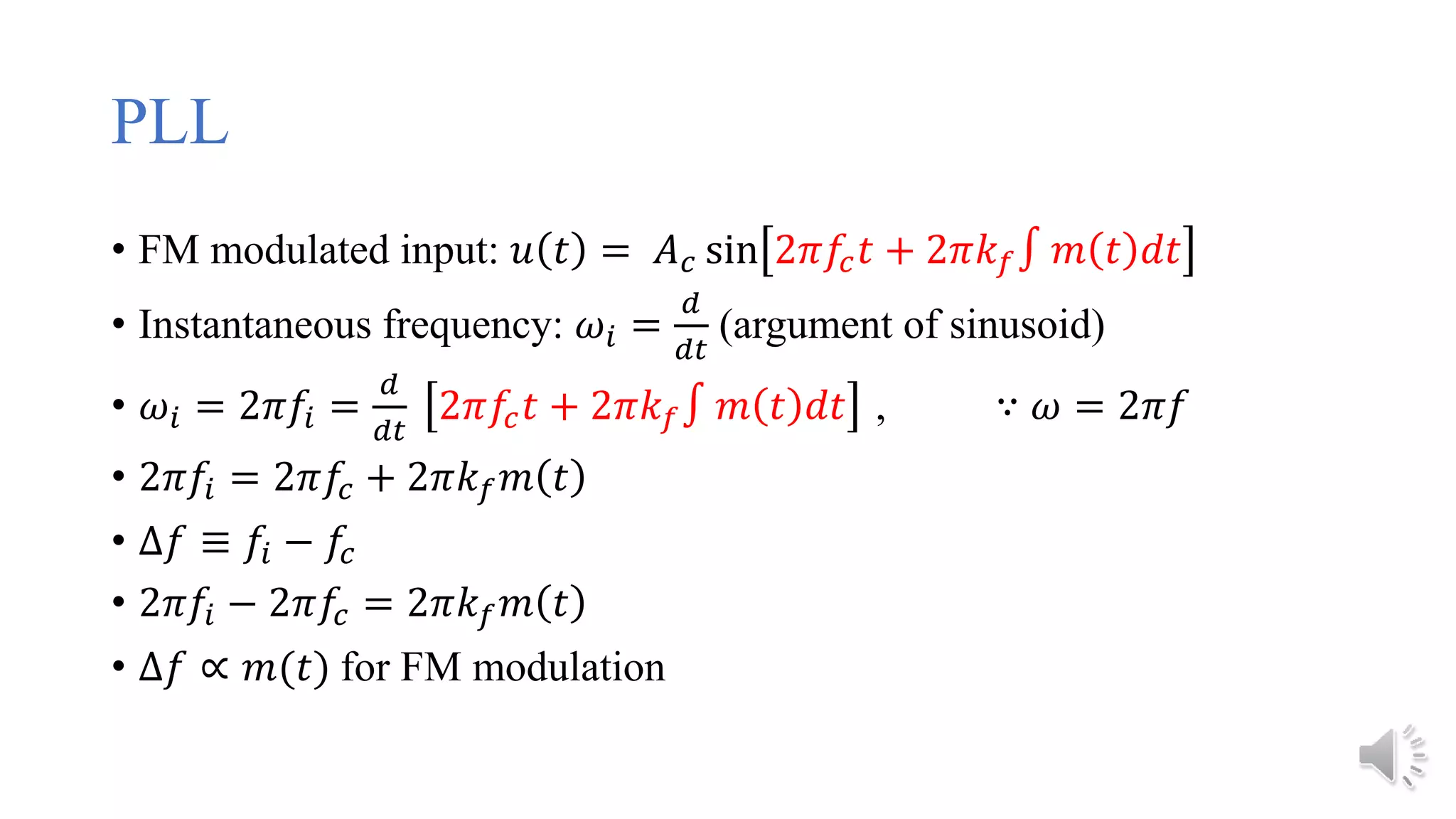 Fm Demodulation Using Phase Locked Loop Pptx Digital Audio Computer Software And Applications