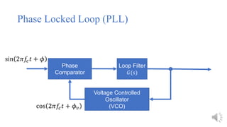 FM Demodulation Using Phase Locked Loop | PPTX