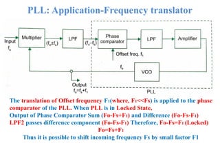 Phase locked loops - linear integrated circuits | PPT